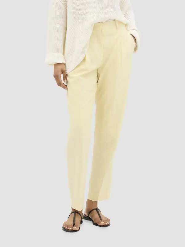 Another Tomorrow Peg Trousers - Sunlight