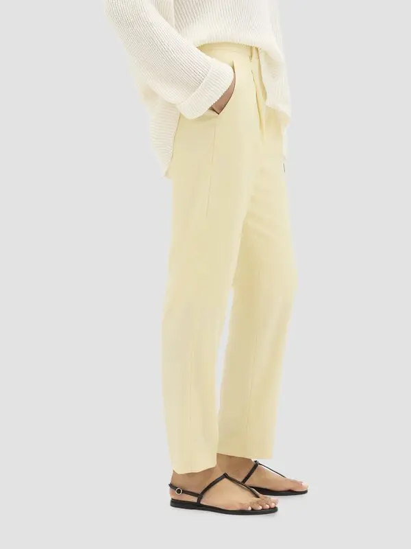 Another Tomorrow Peg Trousers - Sunlight