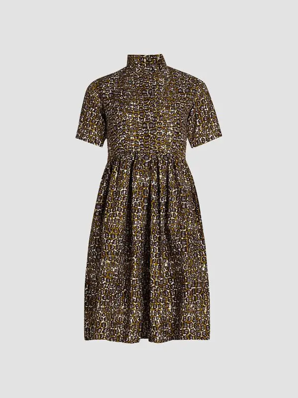 ELISAMAMA Olori Printed Cotton Minidress