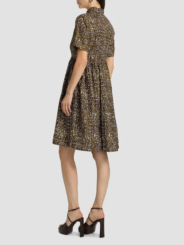 ELISAMAMA Olori Printed Cotton Minidress