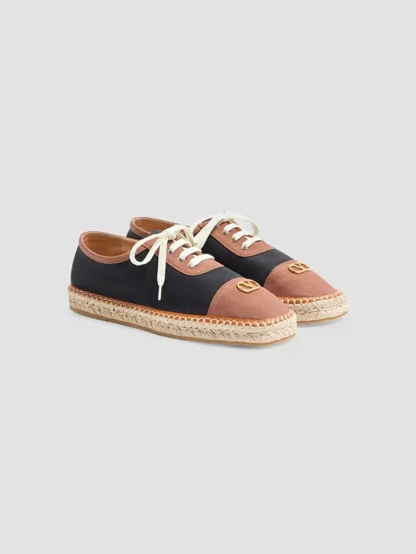 Valentino Garavani Palm Avenue Espadrilles Sneakers In Canvas