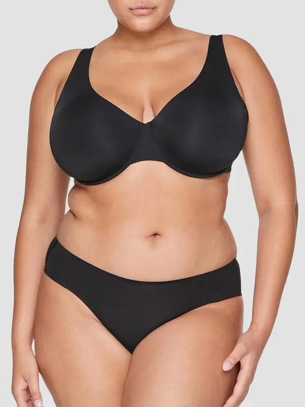 THIRDLOVE 24/7 Second Skin Unlined Bra - Black