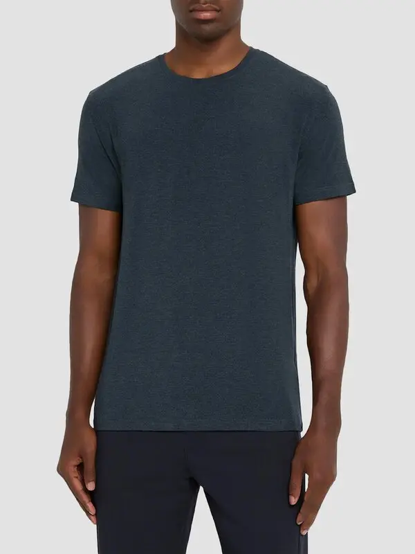 Derek Rose Marl Jersey Crewneck T-shirt