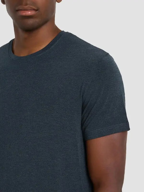 Derek Rose Marl Jersey Crewneck T-shirt