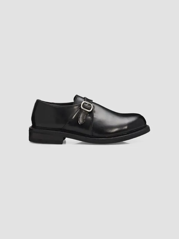 Allen Edmonds X Public School Leather Monk Strap Shoes