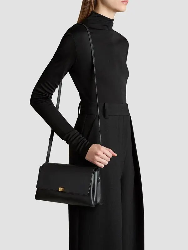 Khaite Audrey Leather Crossbody Bag