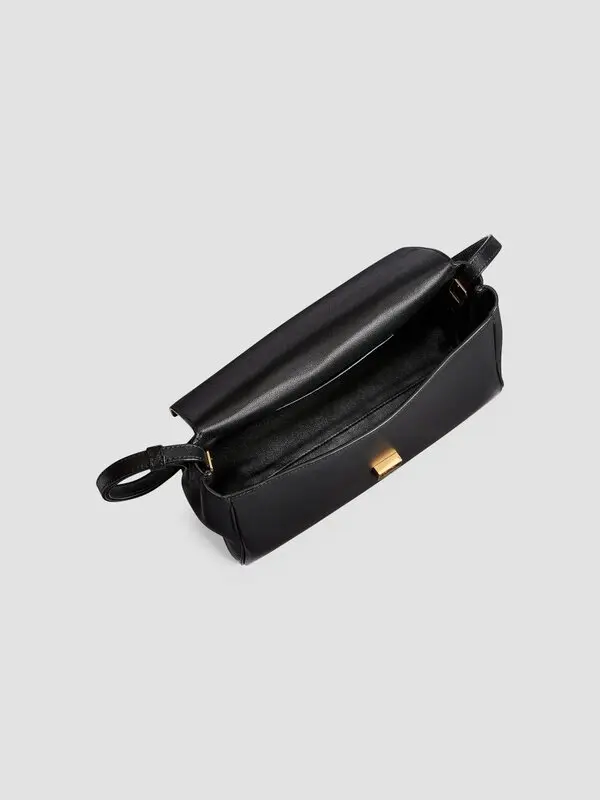 Khaite Audrey Leather Crossbody Bag