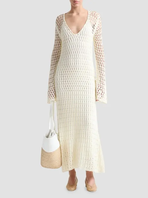 Altuzarra Jemmy V-neck Knit Maxi Dress