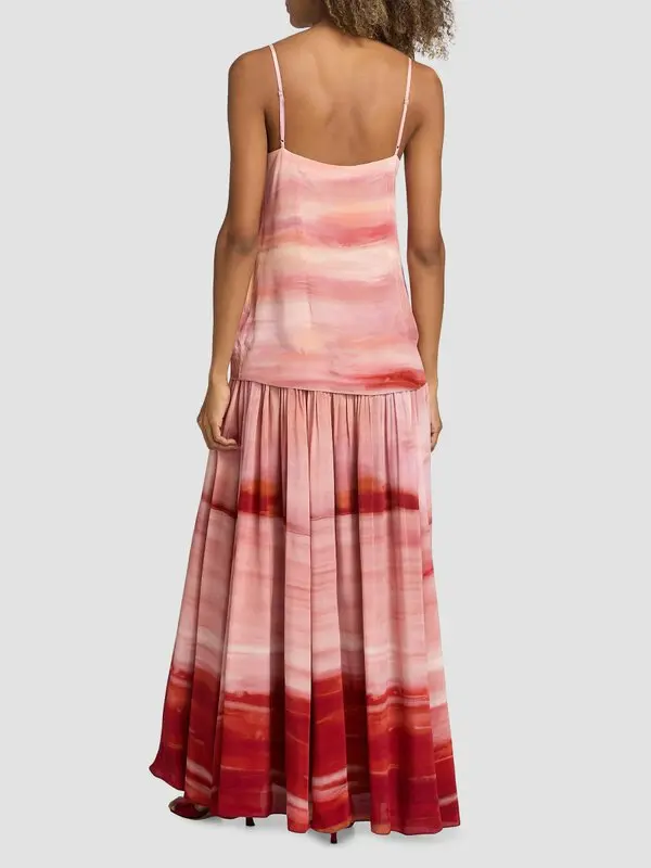Hemant & Nandita Asma Printed Sleeveless Maxi Dress