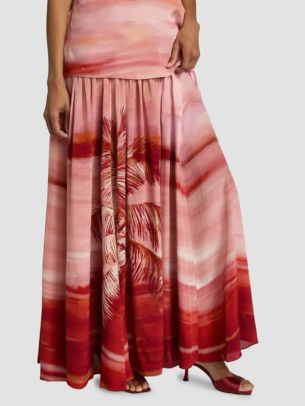 Hemant & Nandita Asma Printed Sleeveless Maxi Dress