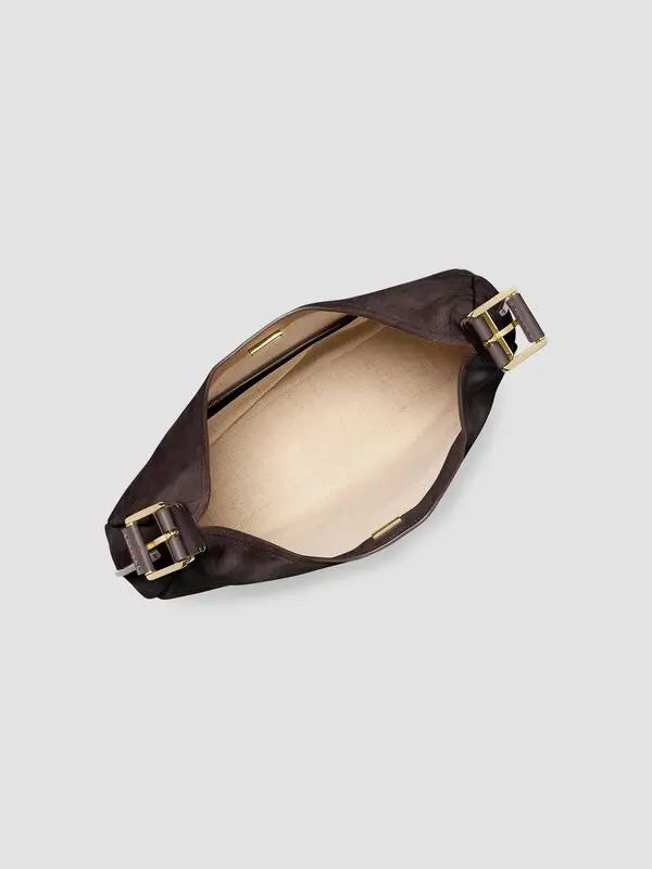 Michael Kors Nolita Large Leather Hobo Bag - Chocolate