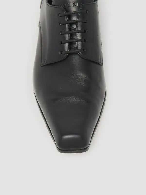 Alexander McQueen Artie Leather Lace-up Loafers
