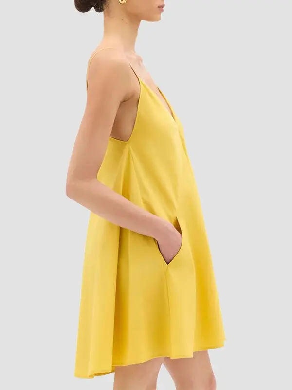 Another Tomorrow Flare Dress - Sun
