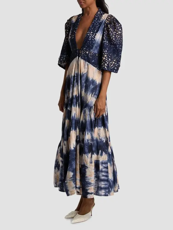 BUSAYO Lola Plunging V-neck Maxi Dress
