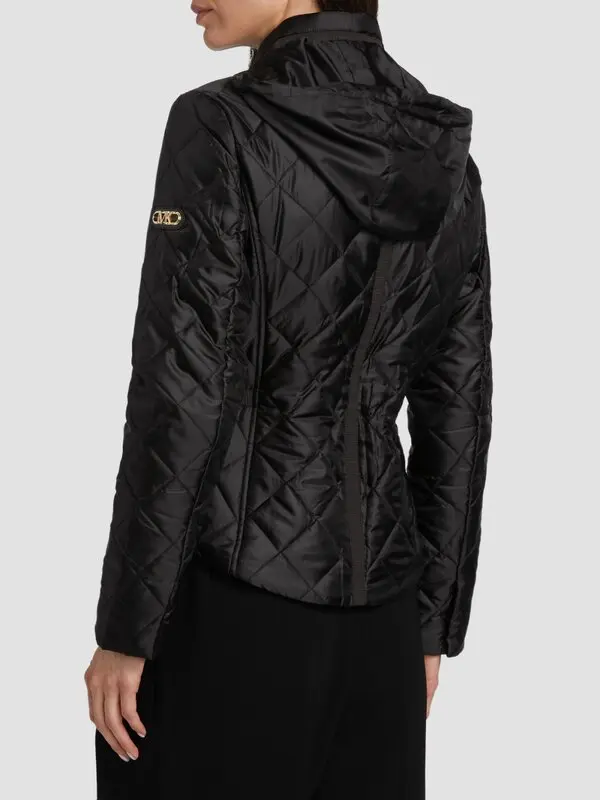 Michael Kors Belted Puffer Jacket - Black