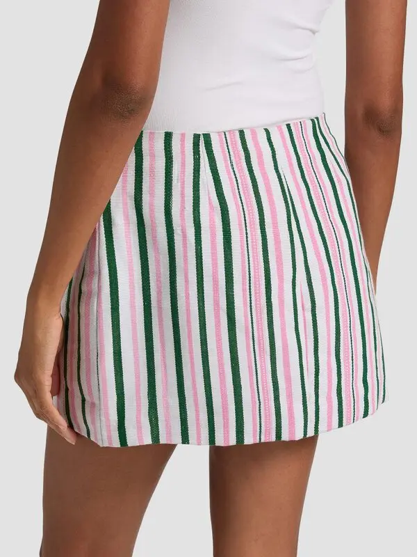 BUSAYO Lola Striped Miniskirt