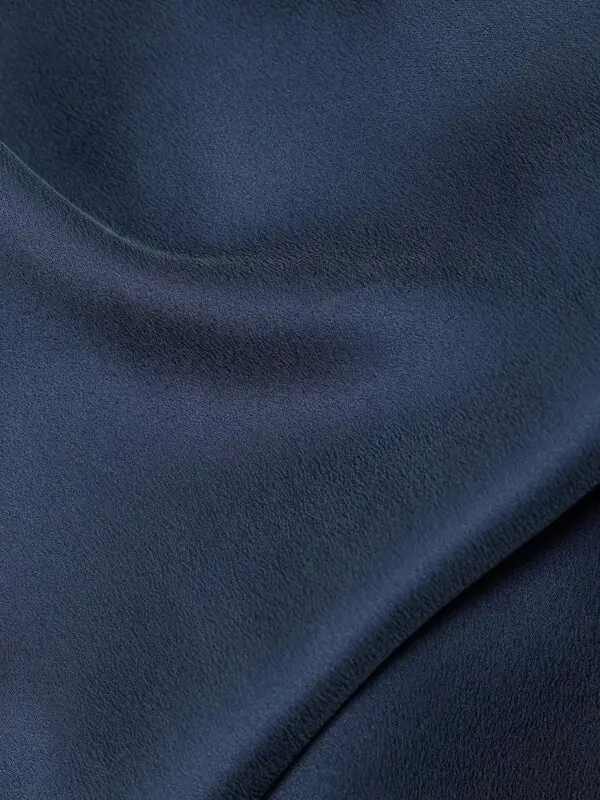 Lunya Washable Silk Pajamas - Deep Blue