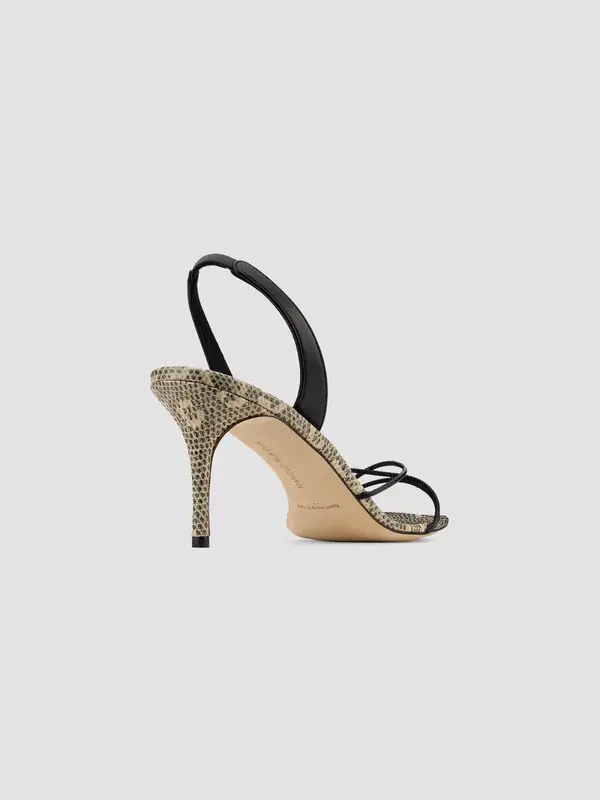 Manolo Blahnik Ninfea Leather Strappy Sandals