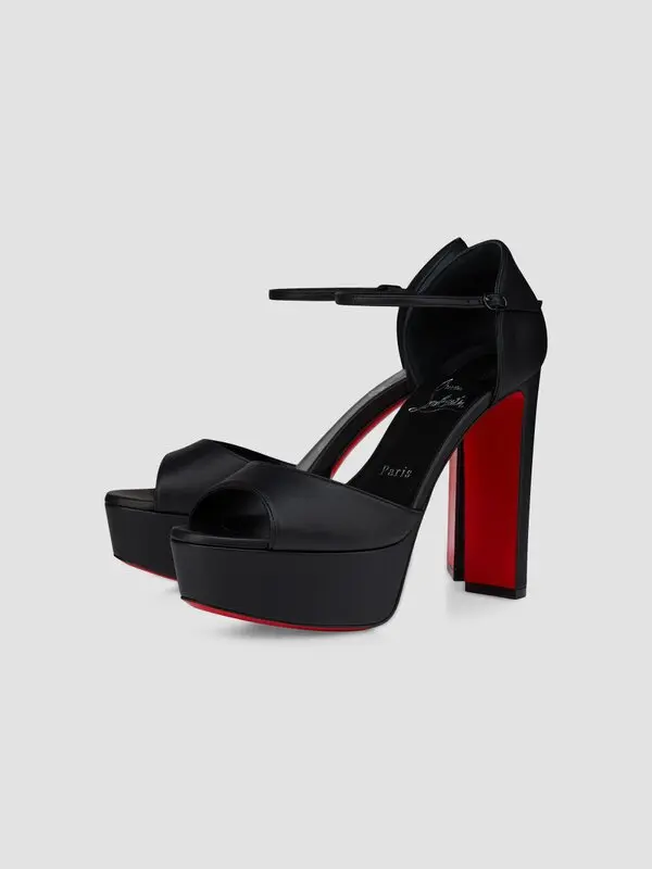 CHRISTIAN LOUBOUTIN Sandaloo 130mm Heels - Black