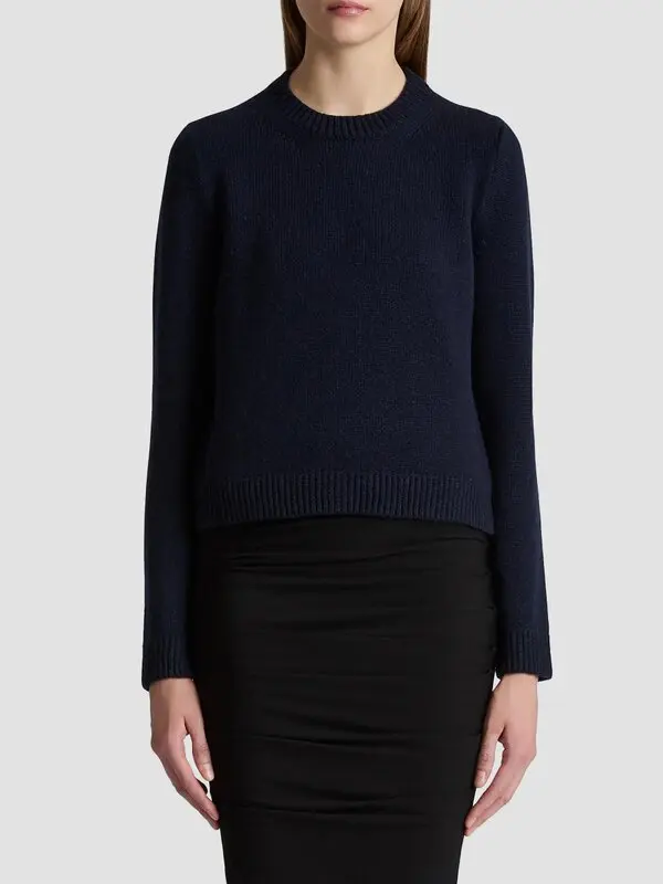Khaite Leta Cashmere Sweater - Midnight Navy