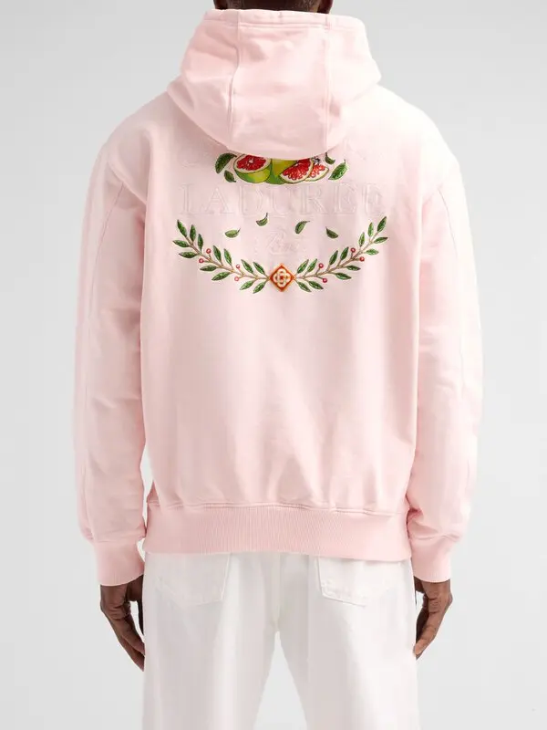 Casablanca X Ladurée Embroidered Logo Hoodie