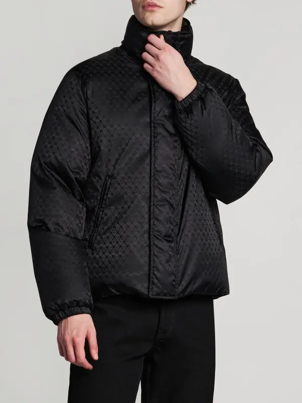 Alexander McQueen Skull Jacquard Nylon Coat