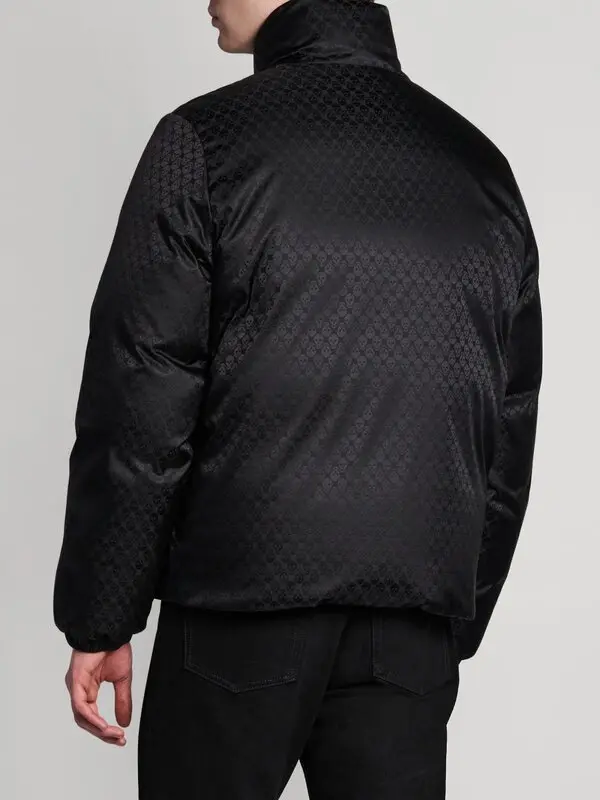 Alexander McQueen Skull Jacquard Nylon Coat