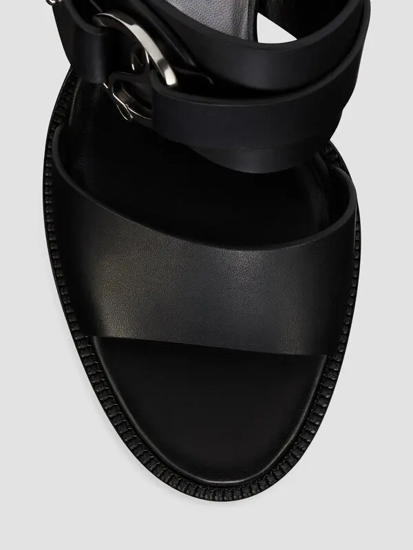 CHRISTIAN LOUBOUTIN Her In Roma Calf Leather Block Sandals