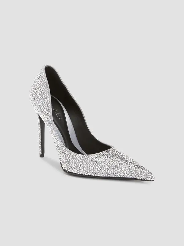 Alexander McQueen Skull 105mm Rhinestone Pumps