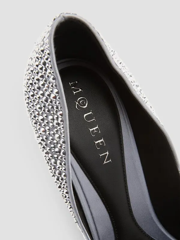 Alexander McQueen Skull 105mm Rhinestone Pumps
