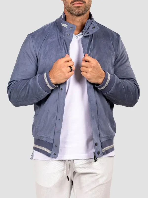 MACEOO Marthyr Bomber Jacket - Blue