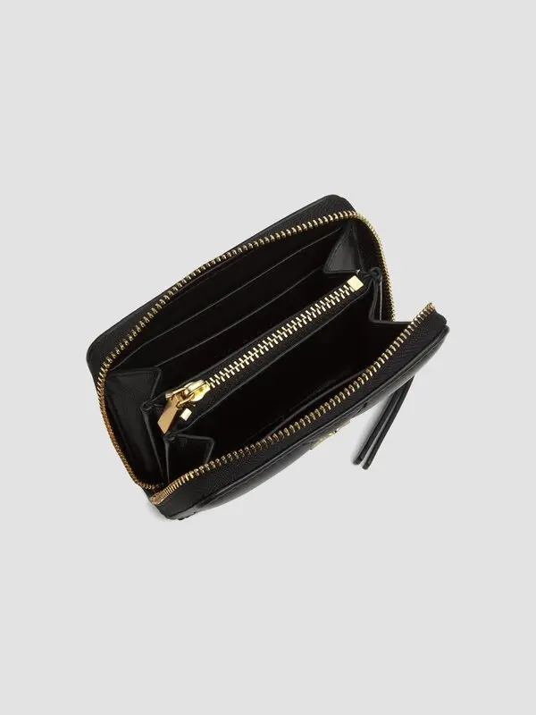 Tory Burch Kira Diamond Leather Wallet - Black