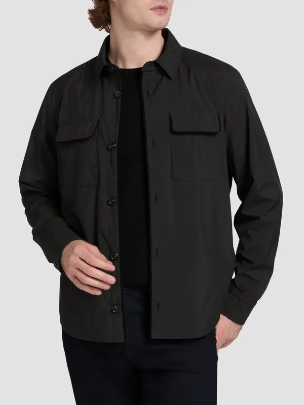 SAKS FIFTH AVENUE Techno Double-pocket Overshirt