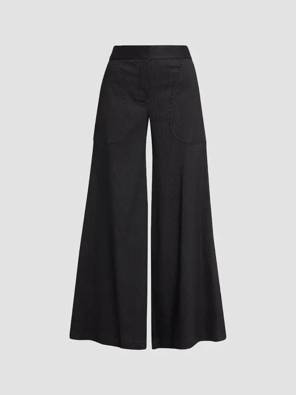 JBQ Oslo Checkered Wide-leg Pants
