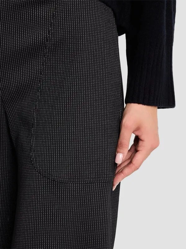 JBQ Oslo Checkered Wide-leg Pants