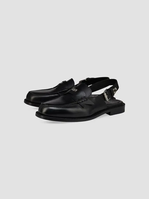 CHRISTIAN LOUBOUTIN Asclepius Sling Leather Mules