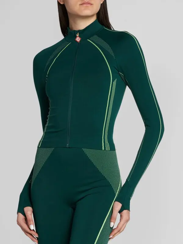Casablanca Seamless Performance Zip Up Jacket
