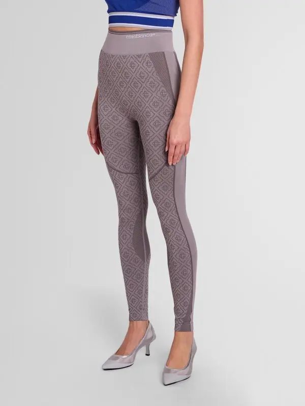 Casablanca Seamless Monogram Leggings