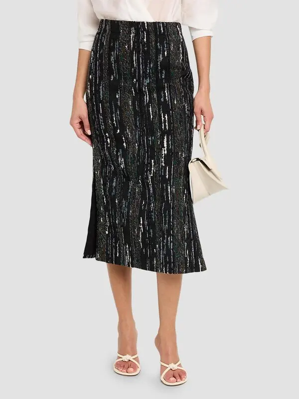 JBQ Avery Sequined Midi-skirt