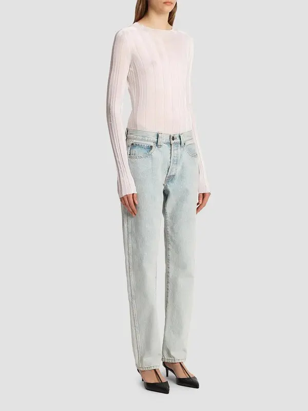 Khaite Callum Straight-leg Jeans