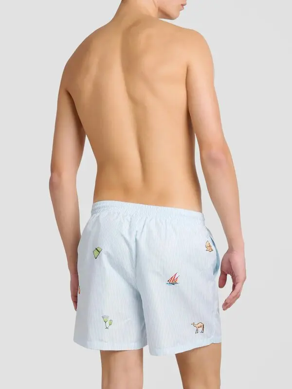 Casablanca Printed Swim Shorts