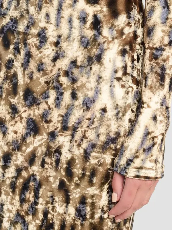 Lapointe Velvet Boatneck Midi Dress