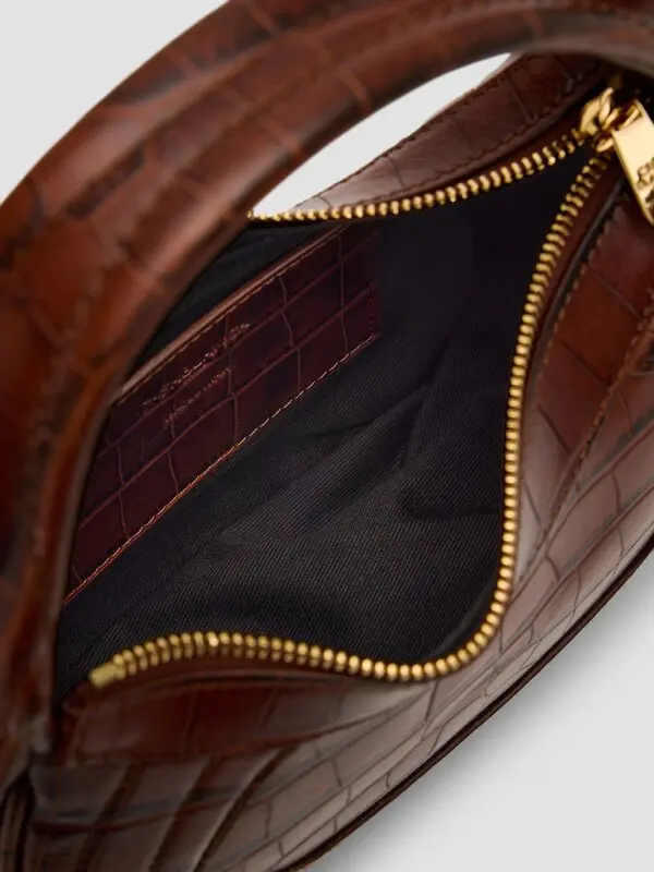 Casablanca Biker Leather Crossbody Bag