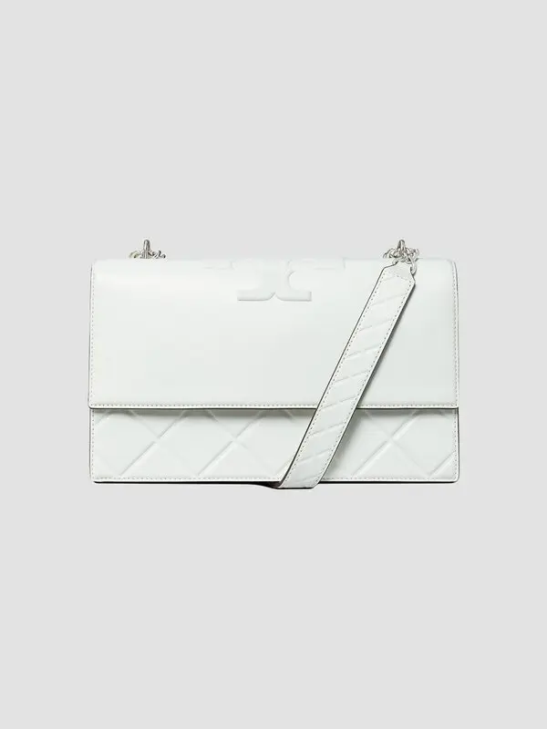 Tory Burch Fleming Convertible Leather Shoulder Bag