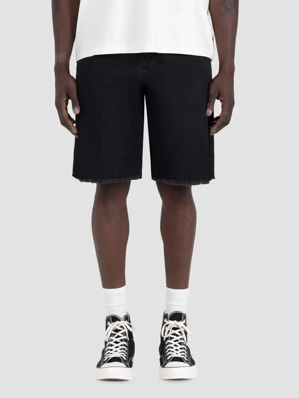 HONOR THE GIFT Fringe-hem Cotton-blend Drawstring Shorts