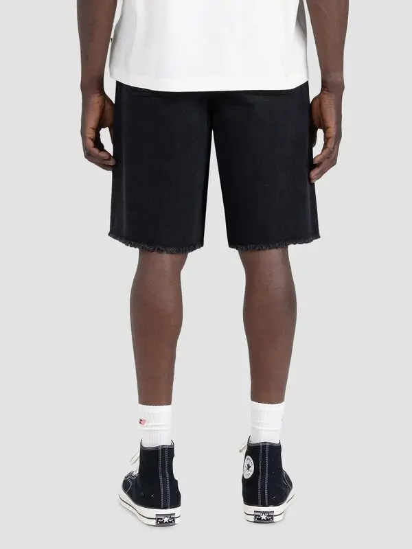 HONOR THE GIFT Fringe-hem Cotton-blend Drawstring Shorts