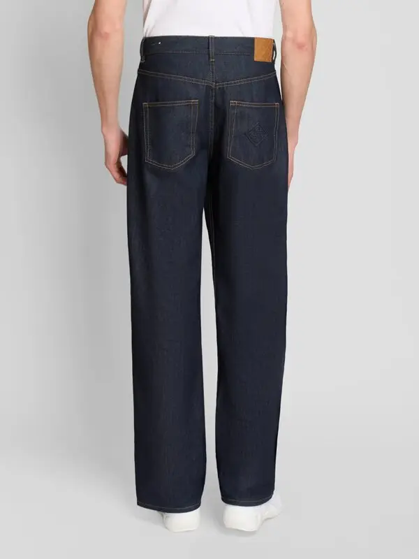 Casablanca Raw Denim Baggy Jeans