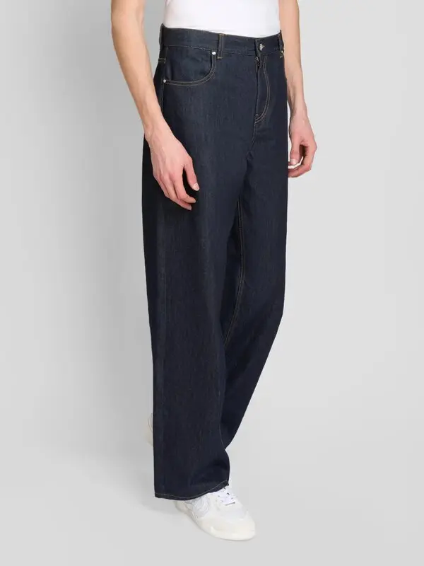 Casablanca Raw Denim Baggy Jeans