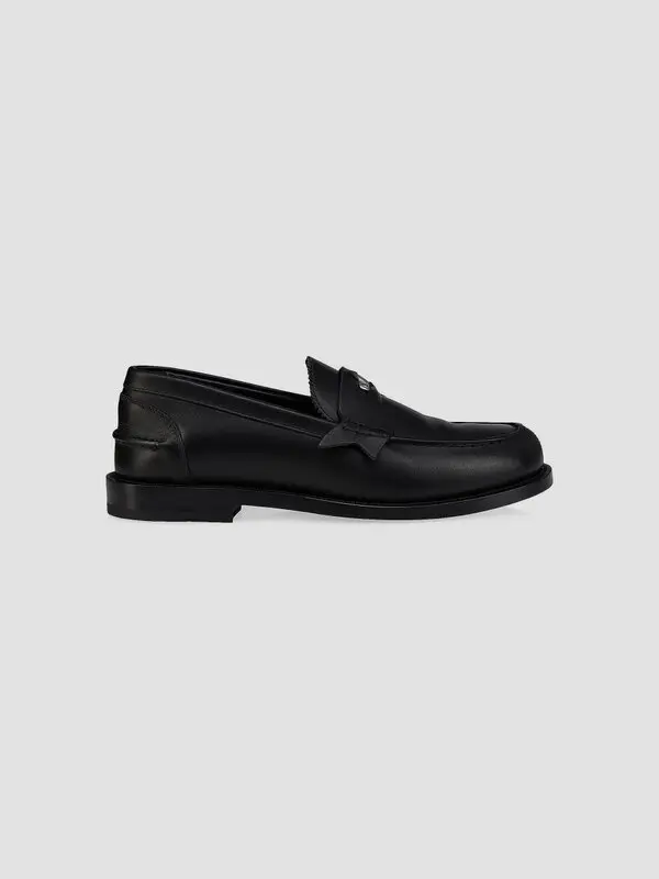 CHRISTIAN LOUBOUTIN The Plato Leather Loafers - Black