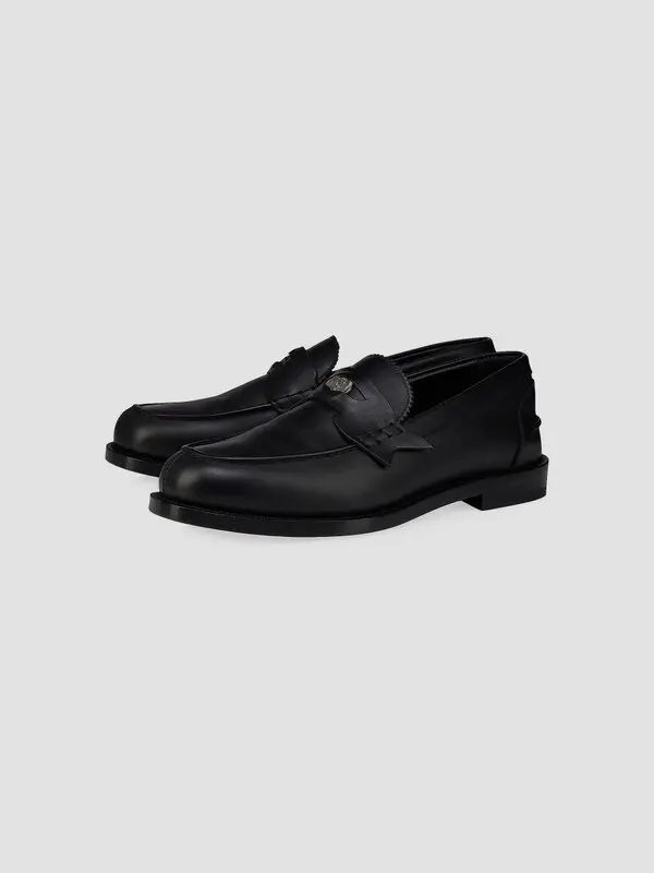 CHRISTIAN LOUBOUTIN The Plato Leather Loafers - Black